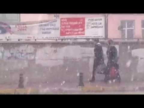 Van'da kar yağışı