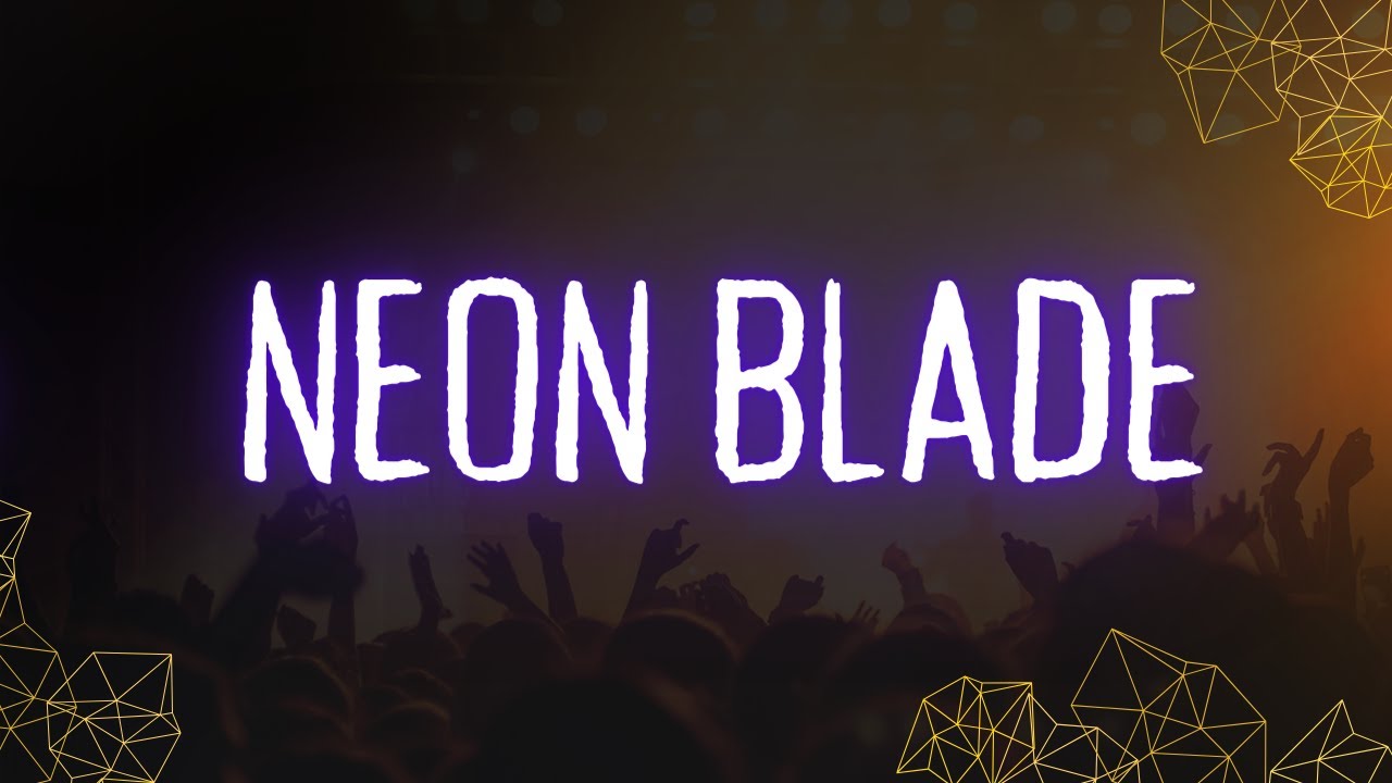 NEON BLADE Sped Up + Audio Wave, No Copyright Music - YouTube