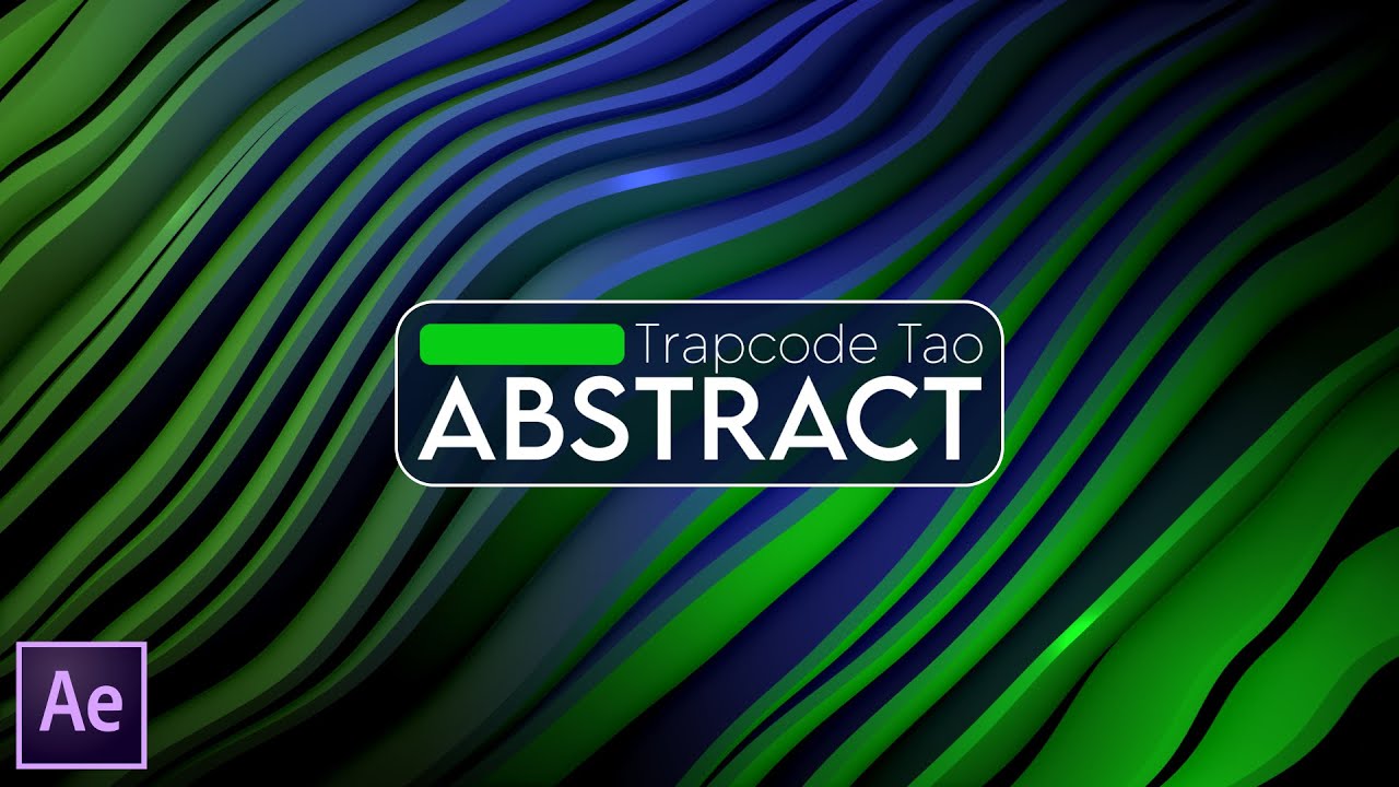 3D Abstract Background in After Effects - After Effects Tutorial - YouTube