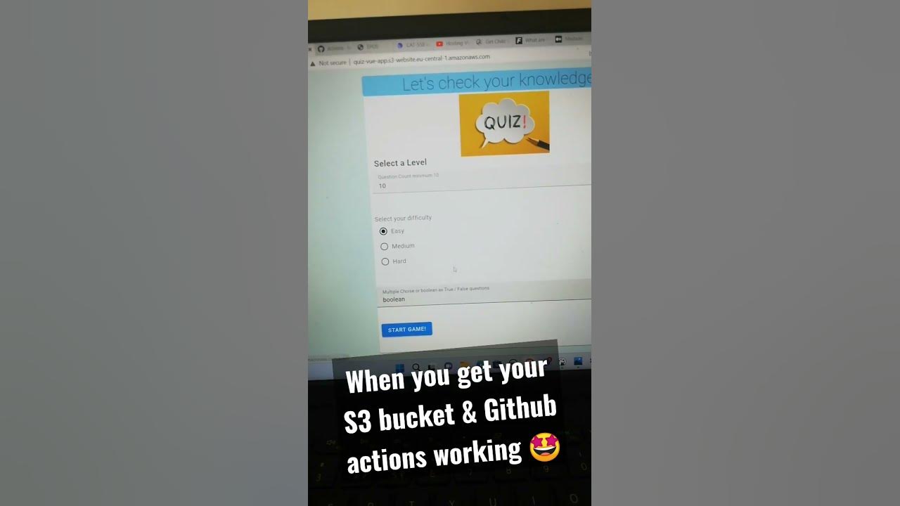Vue App Deployed On Aws S3 Bucket And Github Actions Aws Vuejs Devops Cloud Javascript 