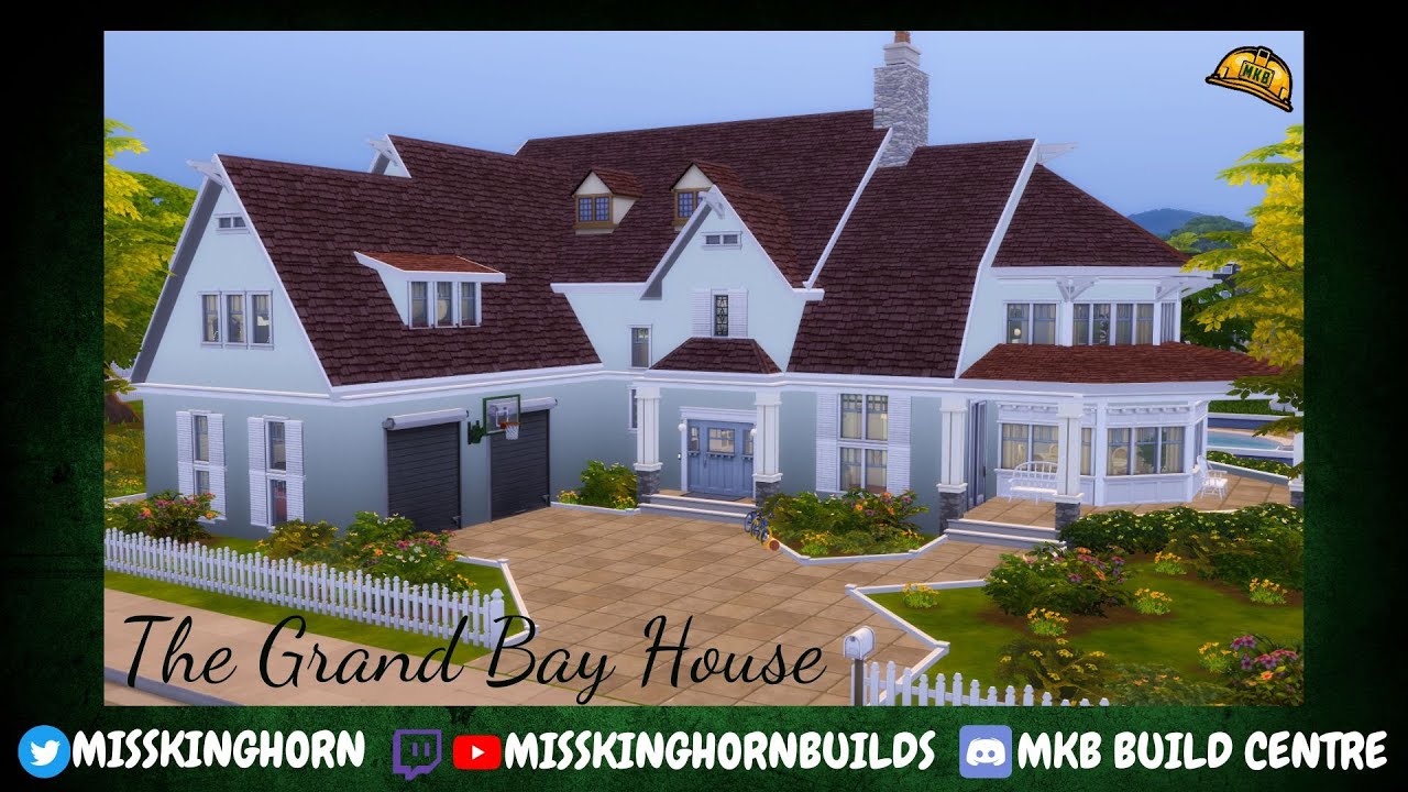 Large Family Home | The Sims 4 Growing Together | Speed Build - YouTube