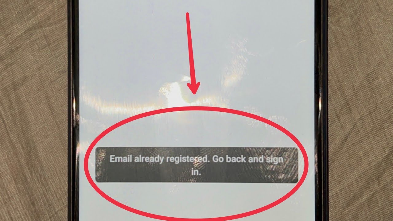 OPPO ID || Fix Email Already registered. Go back and sign in. Problem ...