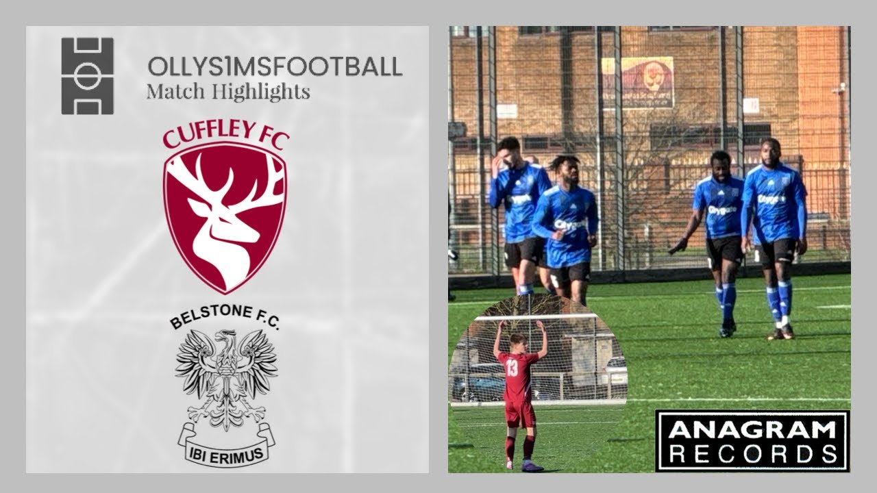 Cuffley FC vs Belstone FC | Anagram Records Trophy Quarter Final | 02 ...