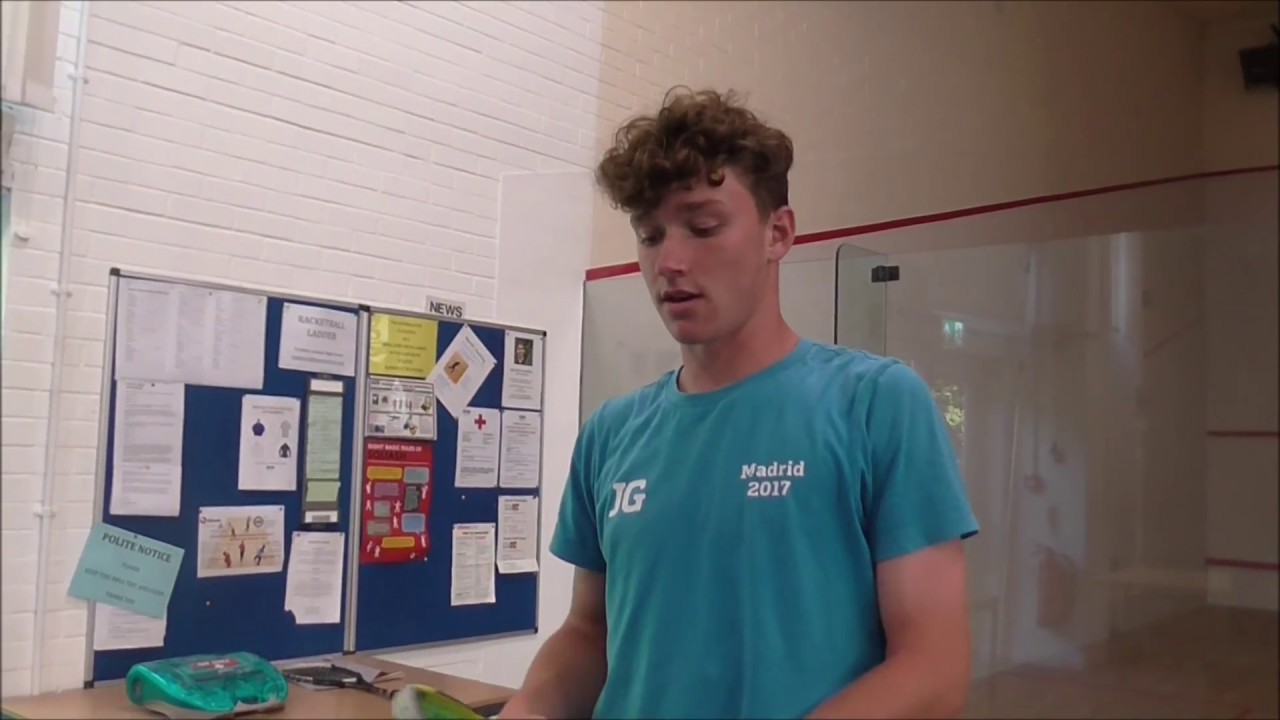 Squash Lesson with Jamie Gall: Stepping Up Many Gears - YouTube