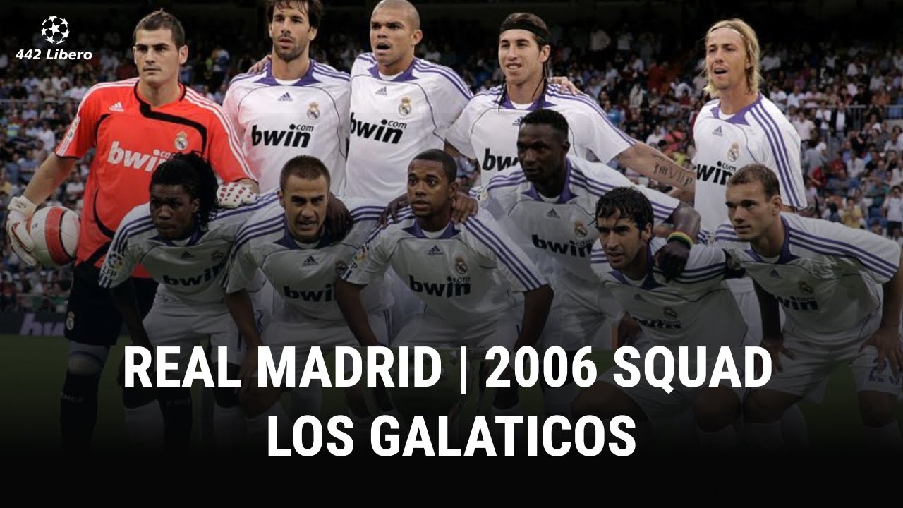 REAL MADRID | 2006 THE DREAM TEAM STARTING LINE UP PLAYERS #442libero ...