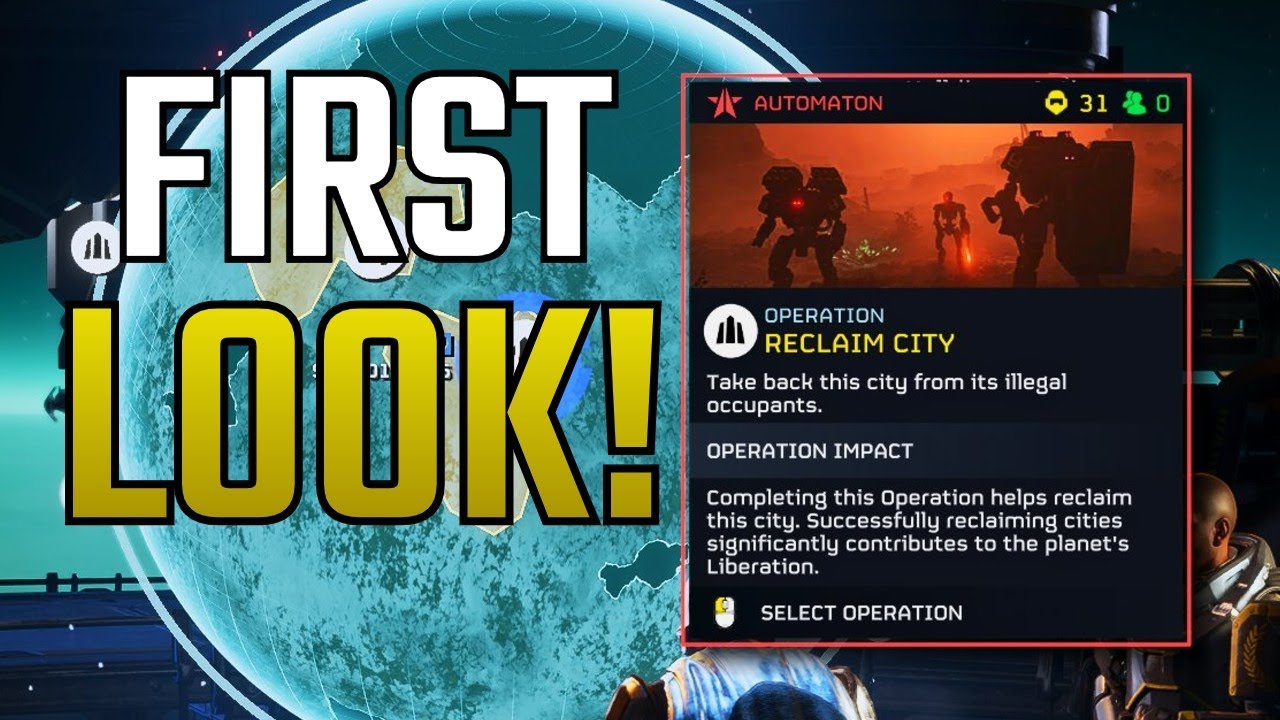 Helldivers 2 New Automaton Mega City Update & President Election - YouTube