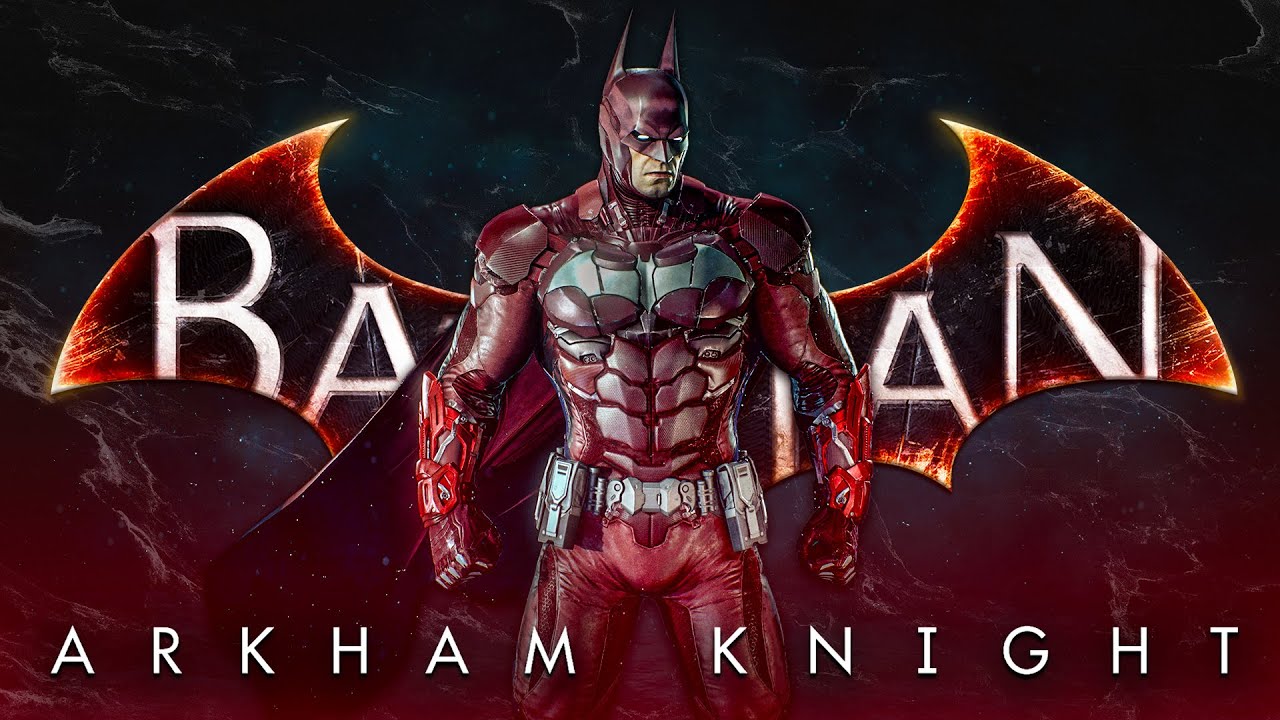 THE RED BATMAN Suit Mod in Batman Arkham Knight - YouTube
