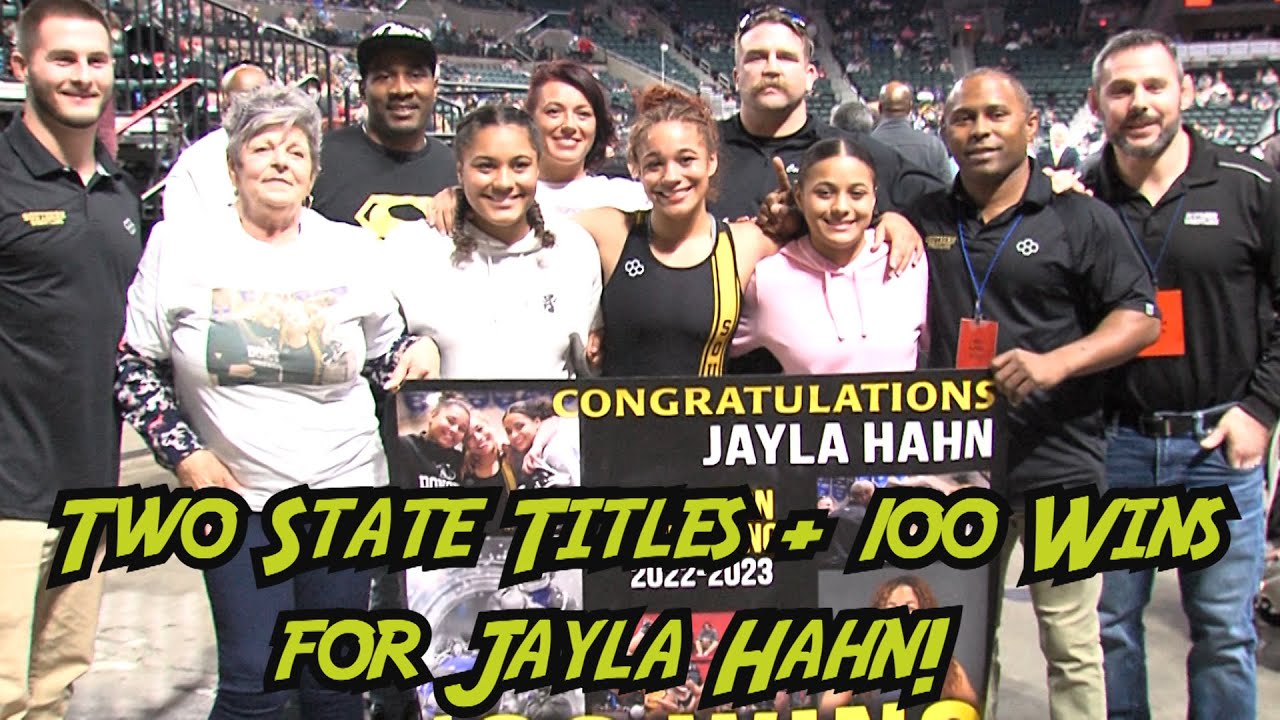 Jayla Hahn Wins 2nd State Championship! | Southern Senior Takes 138-lb ...