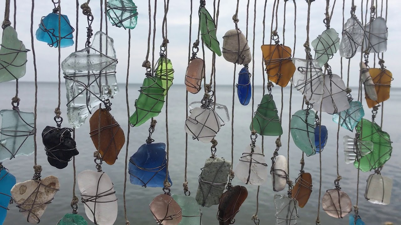 Bohemian Sea Glass Window Art - YouTube