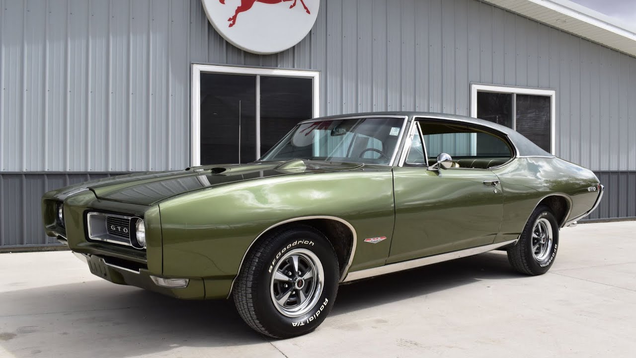 1968 Pontiac GTO (SOLD) at Coyote Classics - YouTube