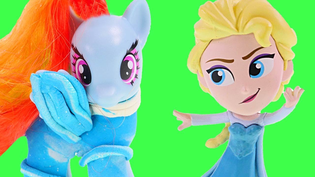 My Little Pony Ponymania Ponys Congelados Disney Frozen Elsa Poderes ...