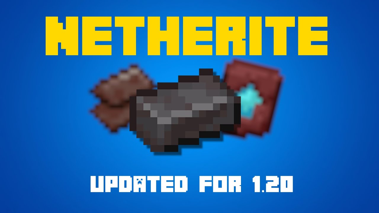 Minecraft - Crafting Recipes: Netherite (Updated for 1.20) - YouTube