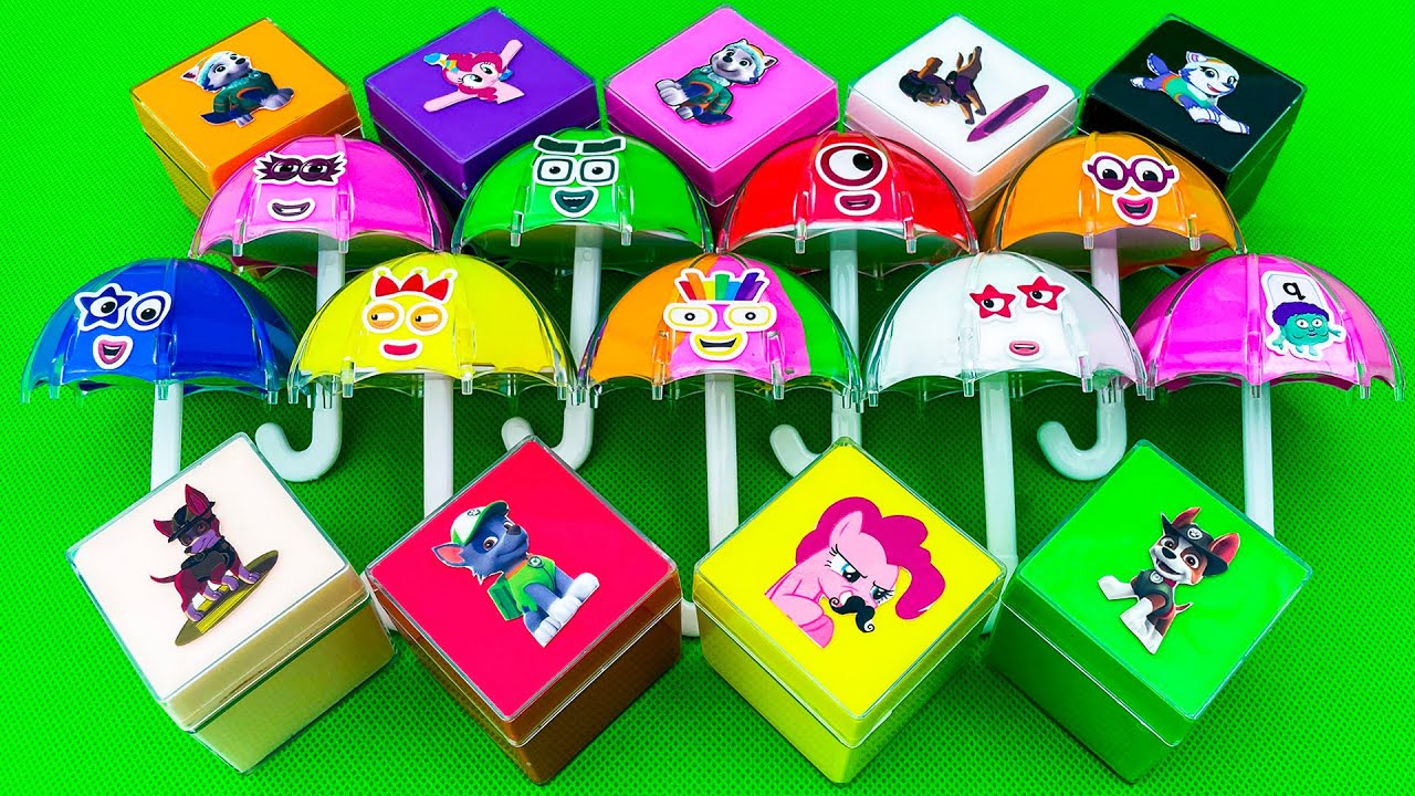 Numberblocks, Alphablocks, Paw Patrol | Looking Clay With Umbrella, Ice ...
