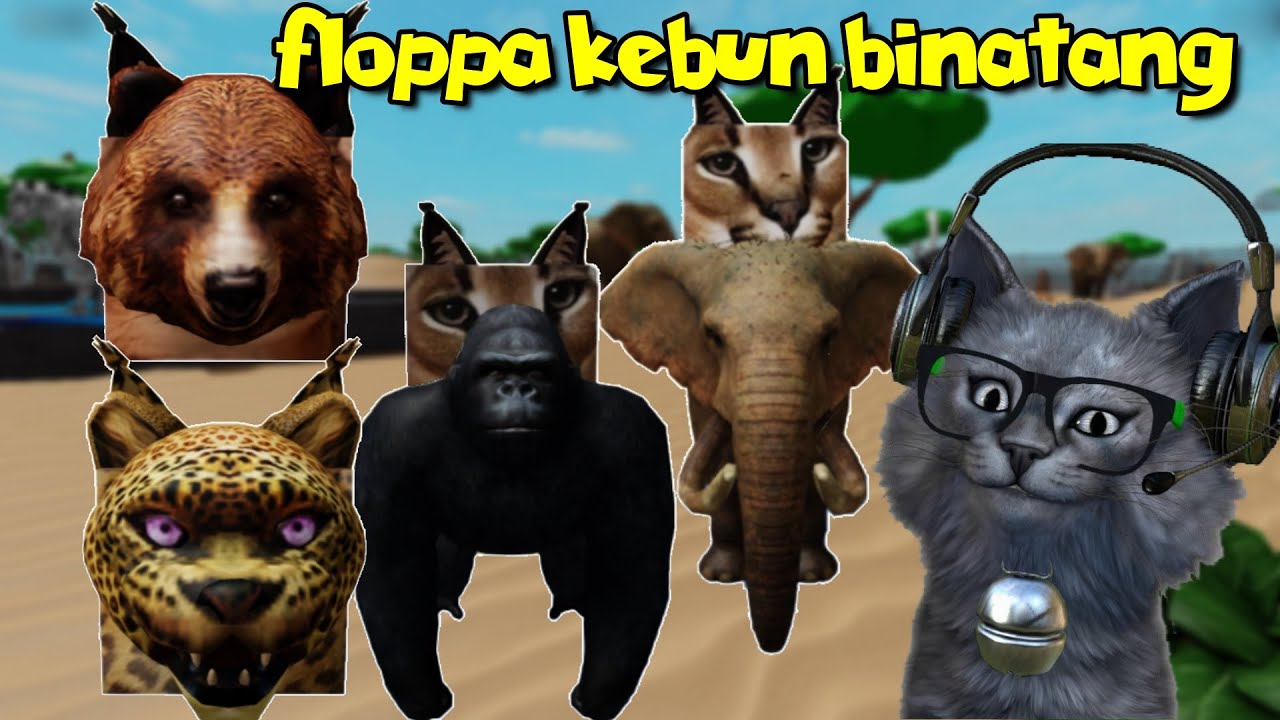 MENCARI FLOPPA DI KEBUN BINATANG - Find The Floppa (Roblox Indonesia ...