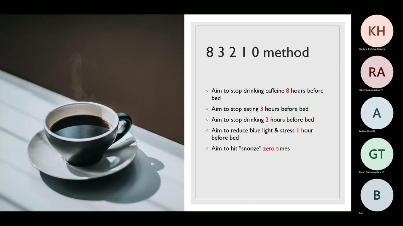 WTC Nutrition Virtual Wellness - Nutrition for Better Sleep - YouTube