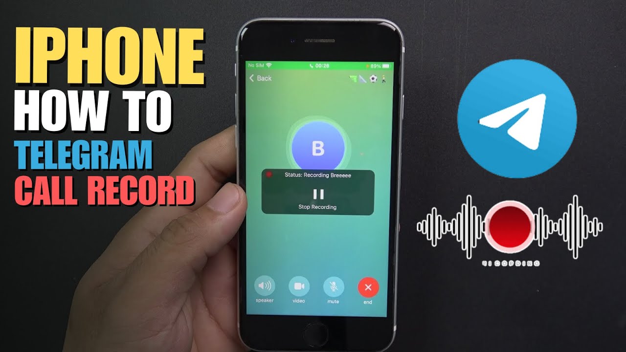 How To Record Telegram calls on iPhone 2024 - YouTube