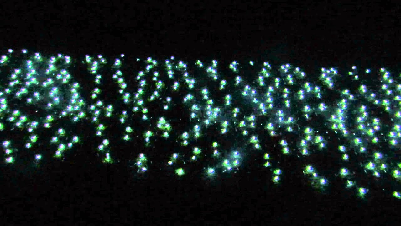 Programmable White LED Digital Net Light - YouTube