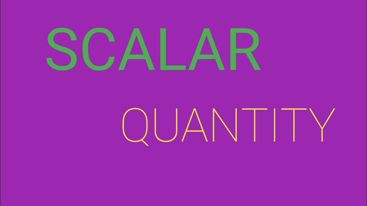 #What is Scalar Quantity?? #Scalar quantity#Shorts#🤔🤔 - YouTube