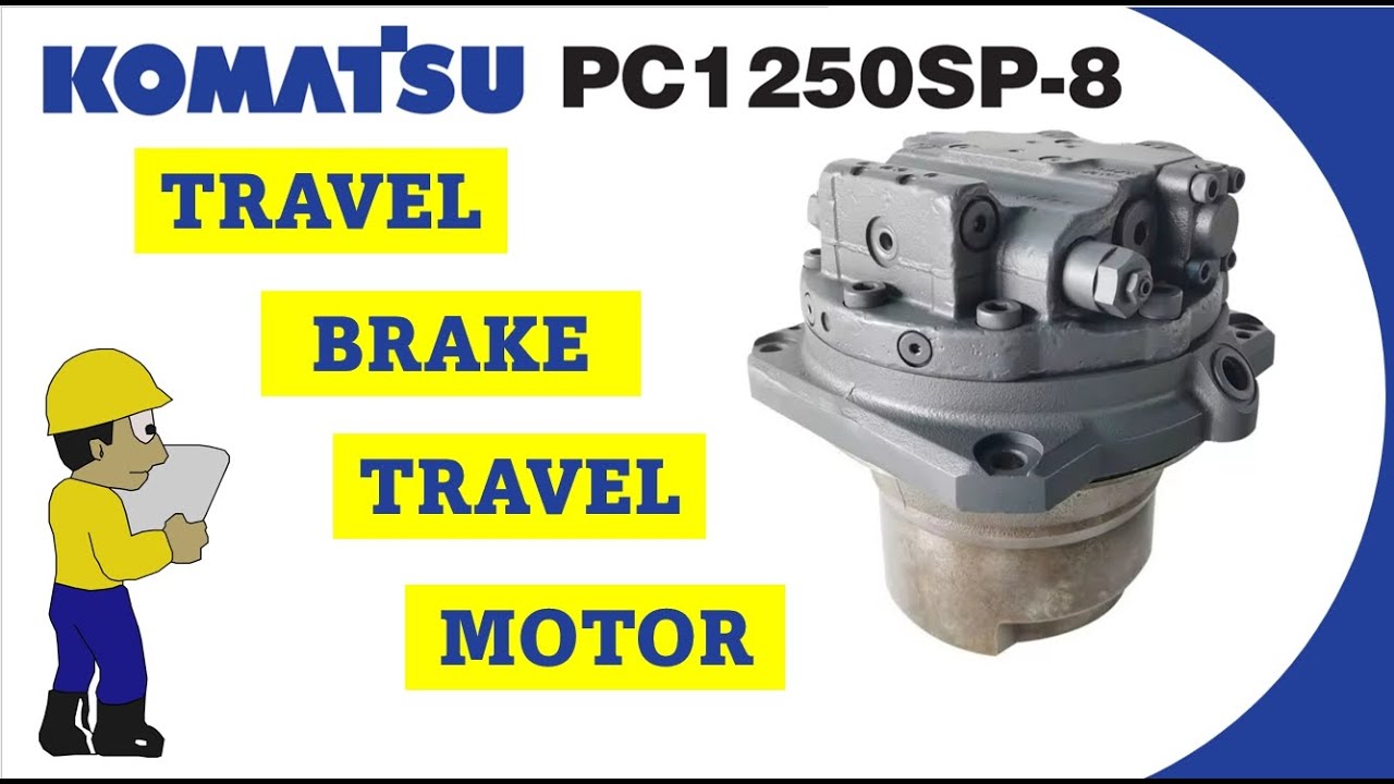 TRAVEL BRAKE PC1250-8 - YouTube