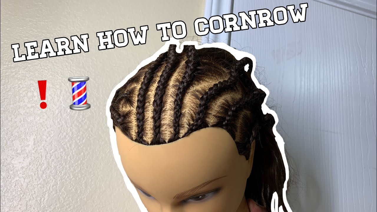 LEARN HOW TO CORNROW FOR BEGINNERS - YouTube
