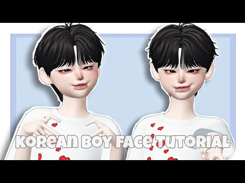 Zepeto korean boy face tutorial - YouTube