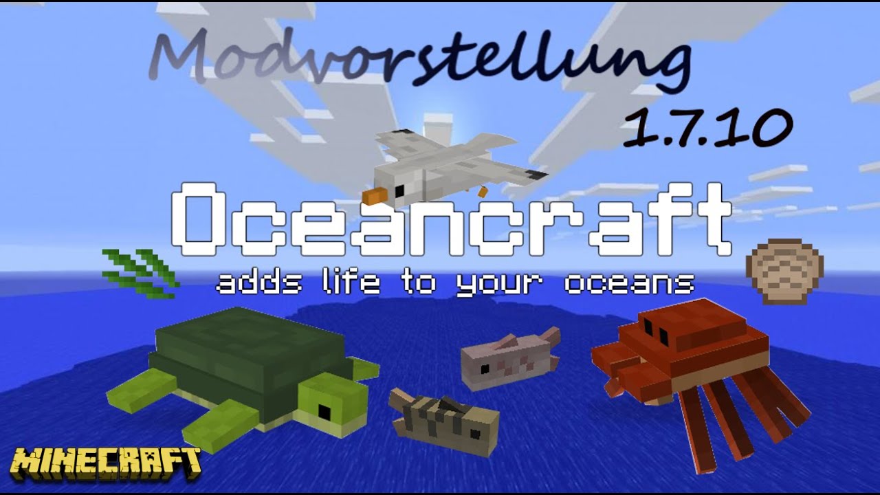 Oceancraft für Minecraft 1.7.10 Modvorstellung [deutsch] - YouTube