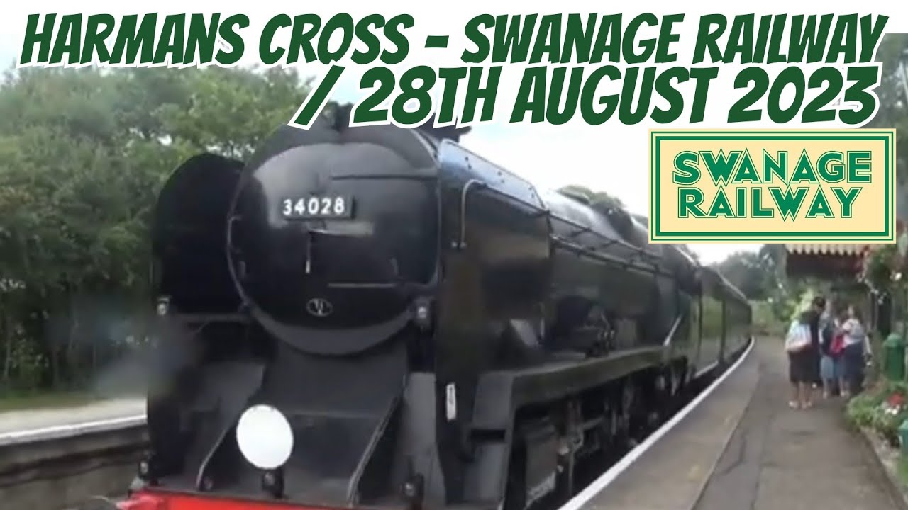 Trains At Harmans Cross - Swanage Railway / 28th August 2023 - YouTube