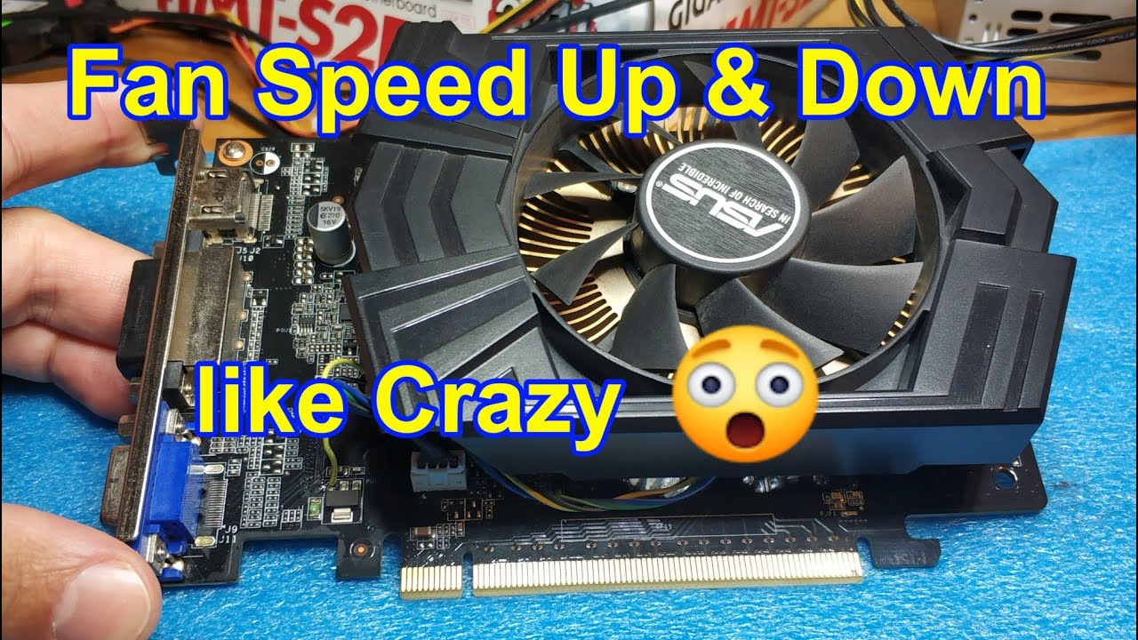 Asus GeForce GTX 750 Fan PROBLEM - Easy FIX - YouTube