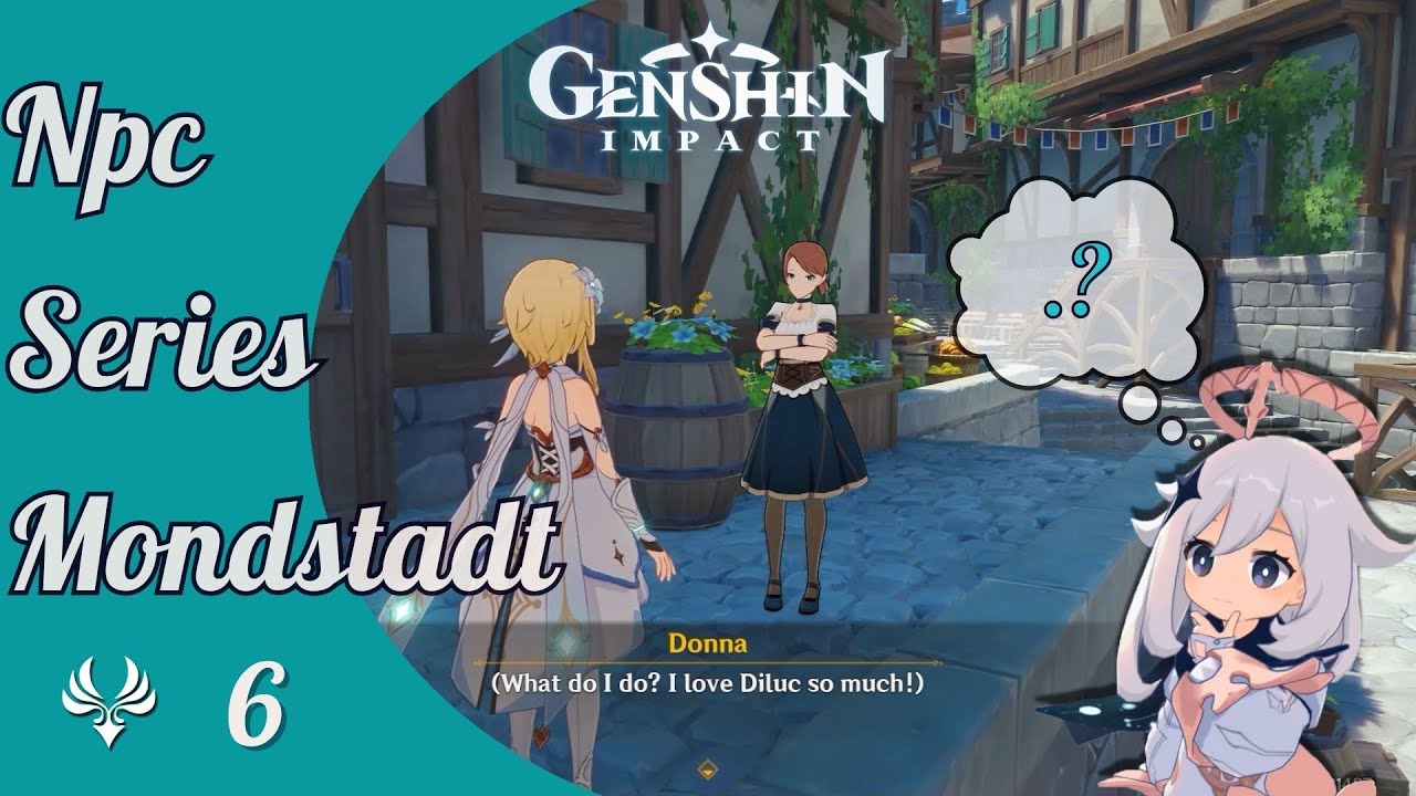 Donna Npc Series ~6~ Genshin Impact × Mondstadt - YouTube