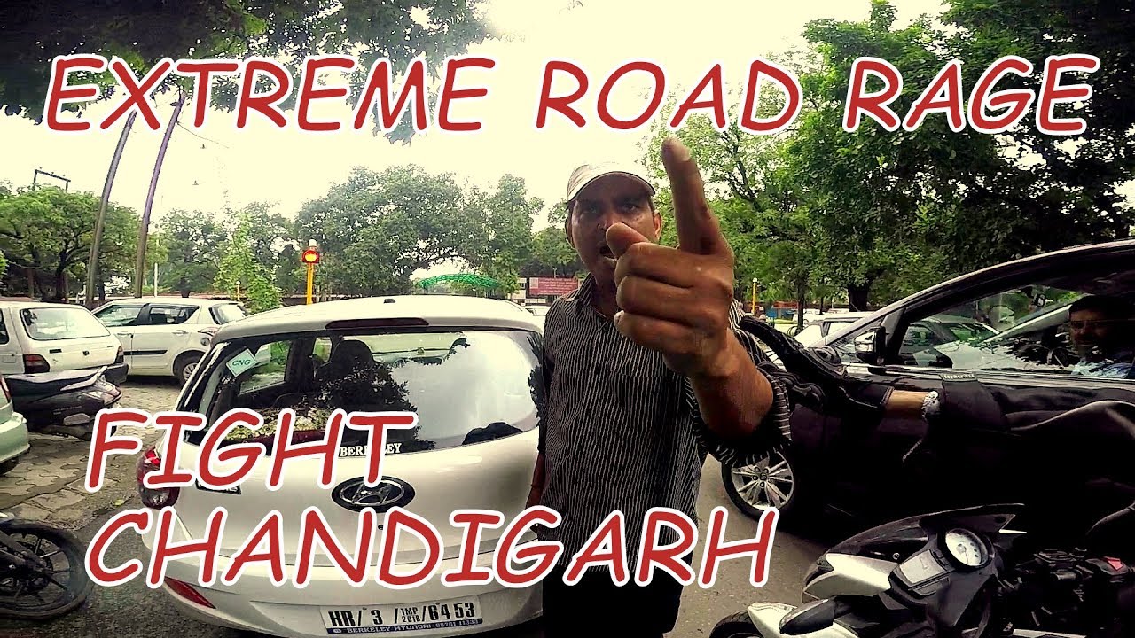PURE PUNJABI AB*SES , INDIAN ROAD RAGE IN CHANDIGARH - YouTube