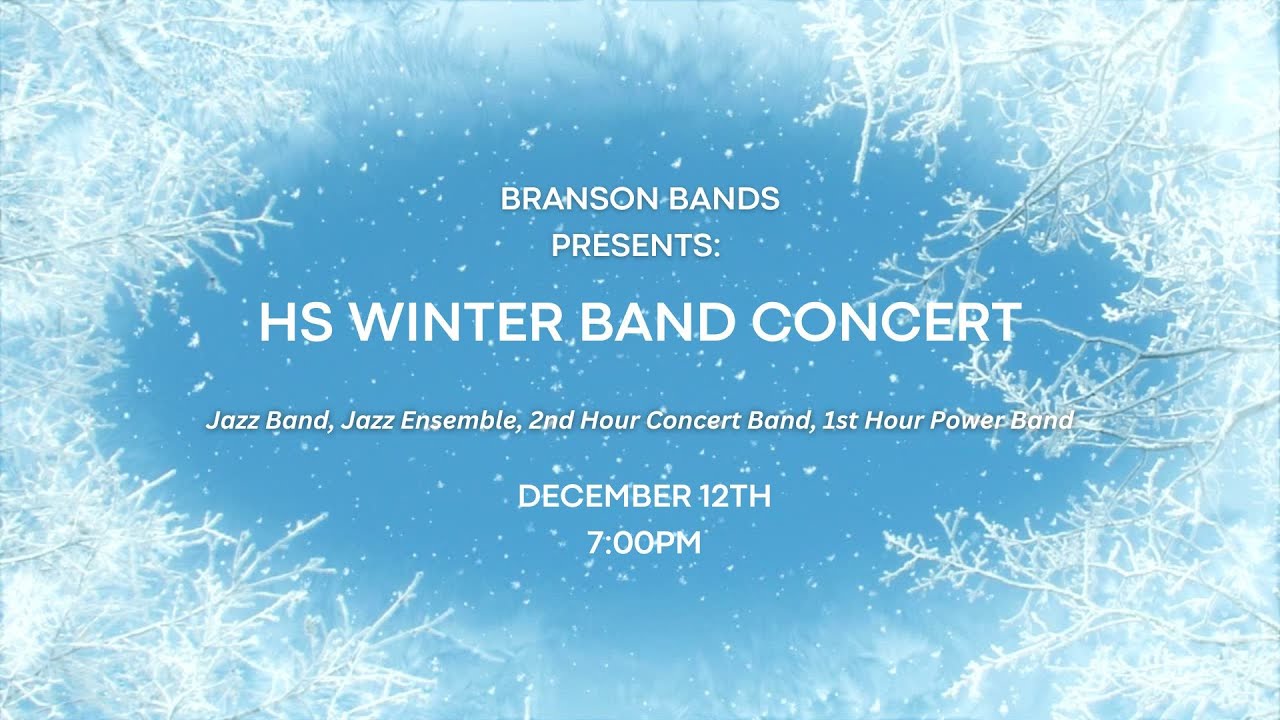 Winter Band Concert - Branson Bands Livestream - YouTube