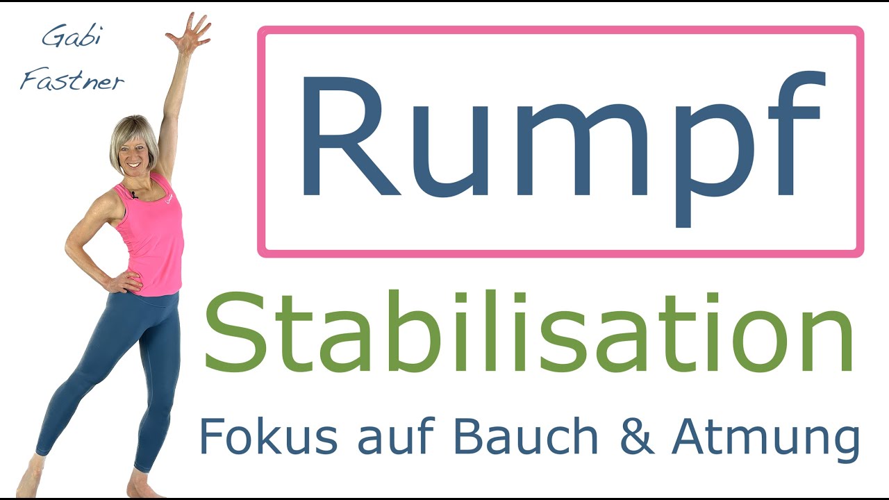 💡28 min. Rumpf Stabilität | Fokus auf Bauch und Atmung | ohne Geräte ...