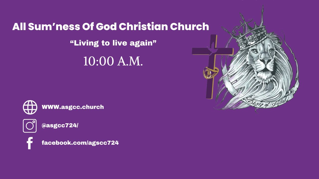ASGCC Sunday Service September 15, 2024 - YouTube