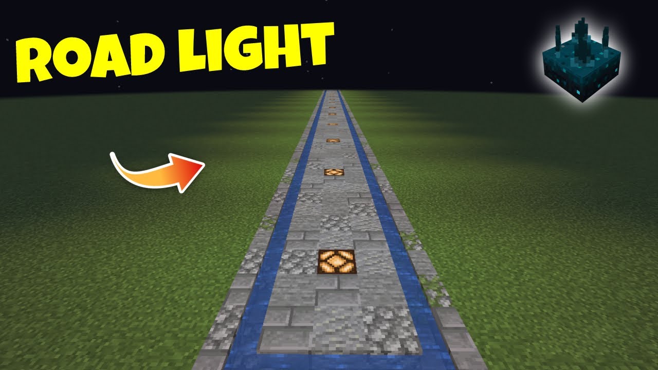 How to Make MOTION SENSOR LIGHTS in Minecraft - YouTube