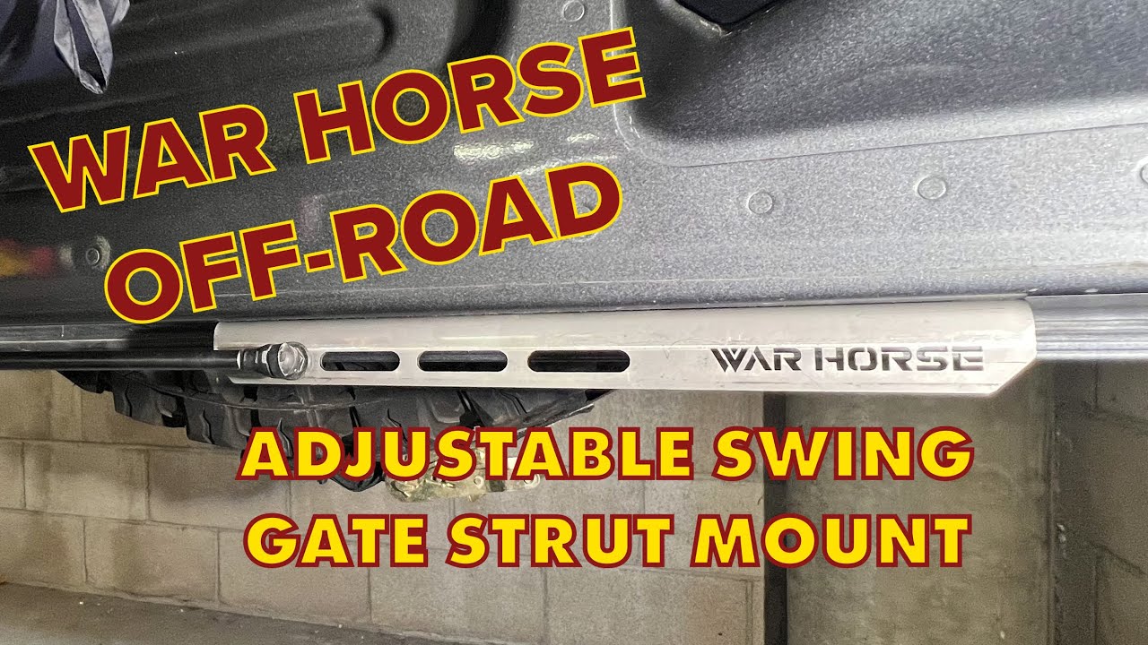 BRONCO SWING GATE STRUT MOUNT - ADJUSTABLE - WAR HORSE | The Bronco ...