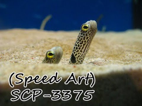 (speed art) SCP-3375 - Traveling Garden Eels - YouTube