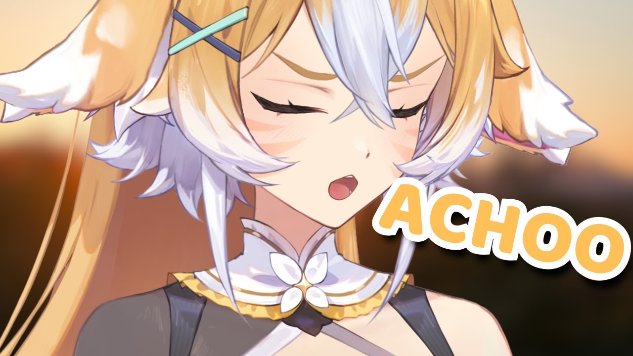 VTuber's explosive sneeze strikes again - YouTube