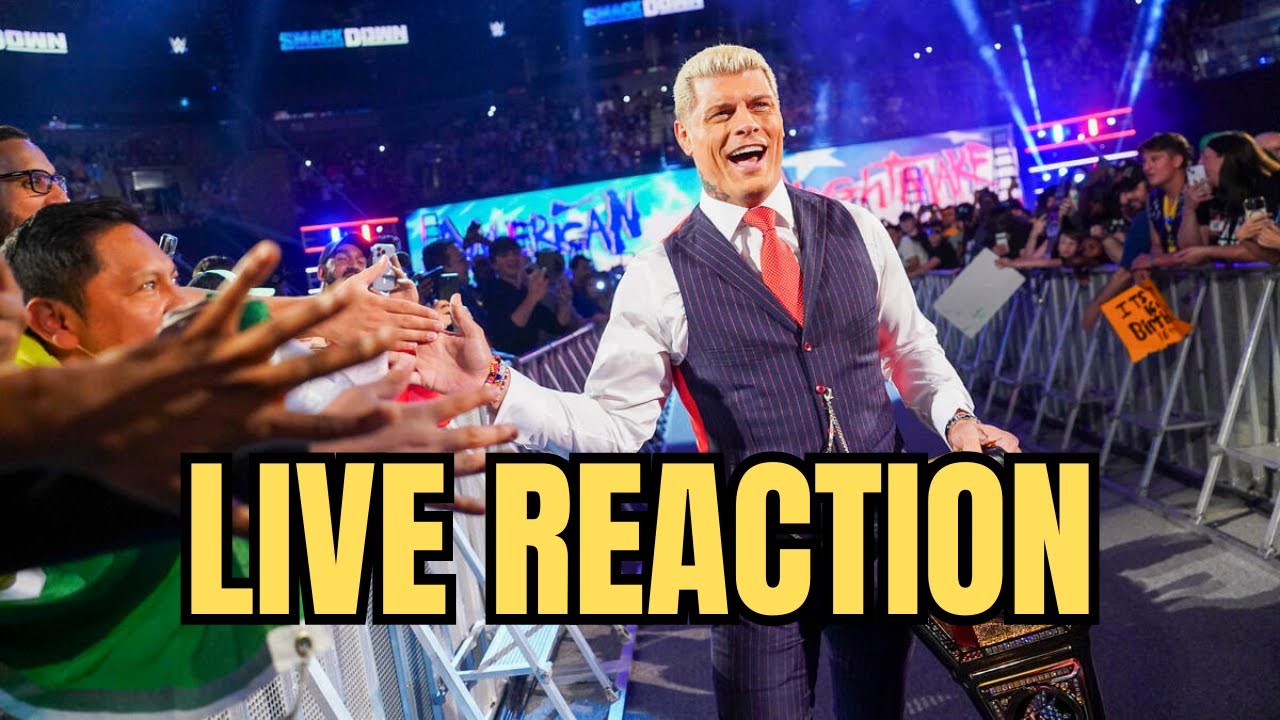 WWE SMACKDOWN - LIVE REACTION - YouTube