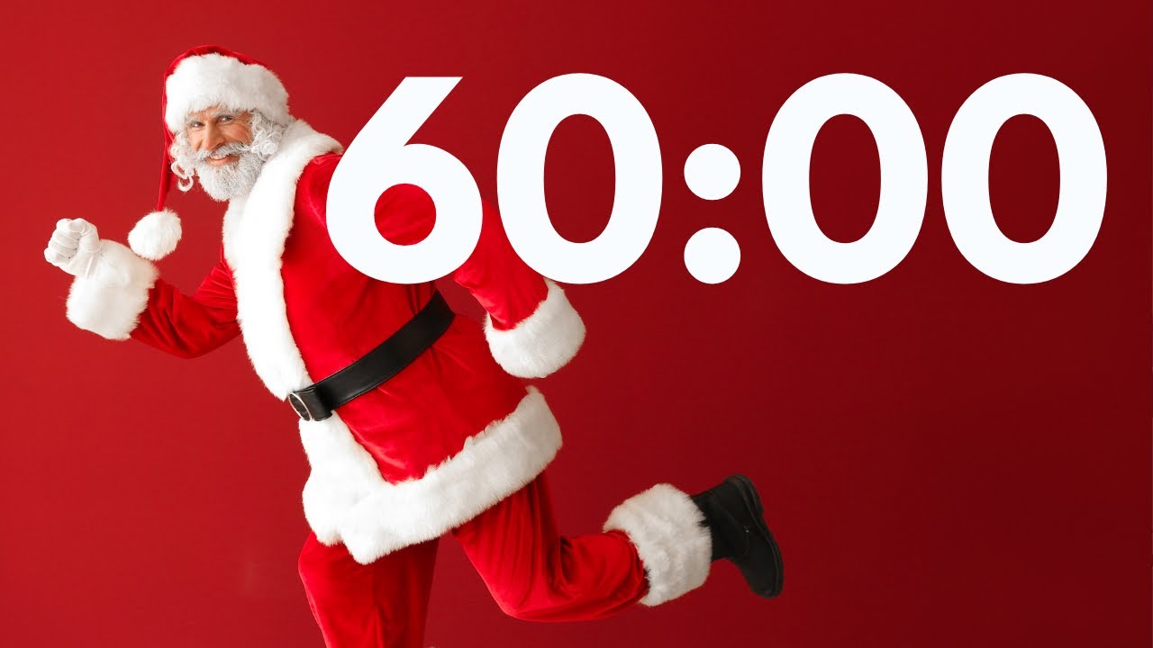 🎄🎅 60:00 CHRISTMAS SANTA CLAUS WINTER TIMER ️⛄ | 1 hour classroom ...