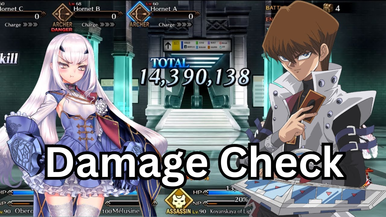 (FGO - NA) Melusine Damage Test - YouTube