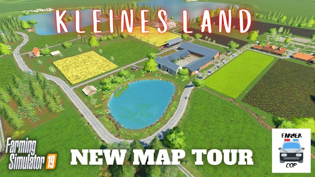 "Kleines Land" New Mod Map Tour in Farming Simulator 19 - YouTube