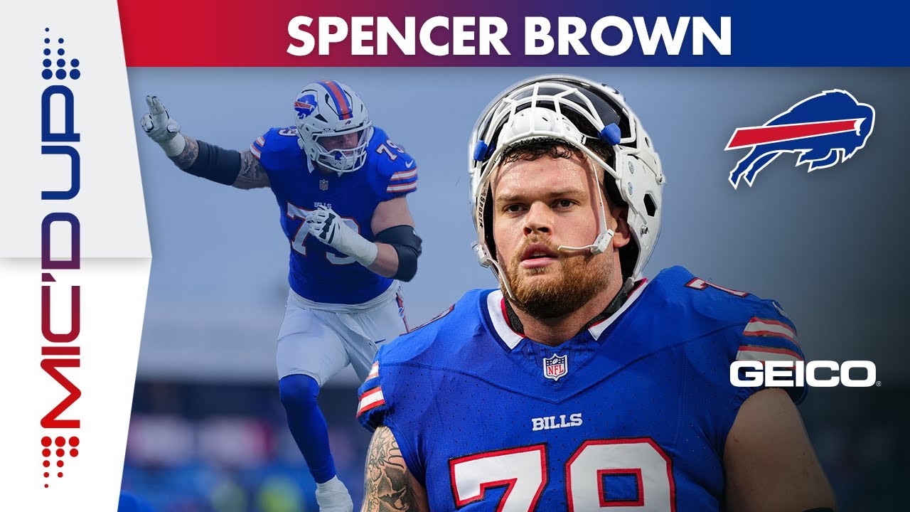 Spencer Brown Mic'd Up For Bills HUGE Win Over Jets! - YouTube
