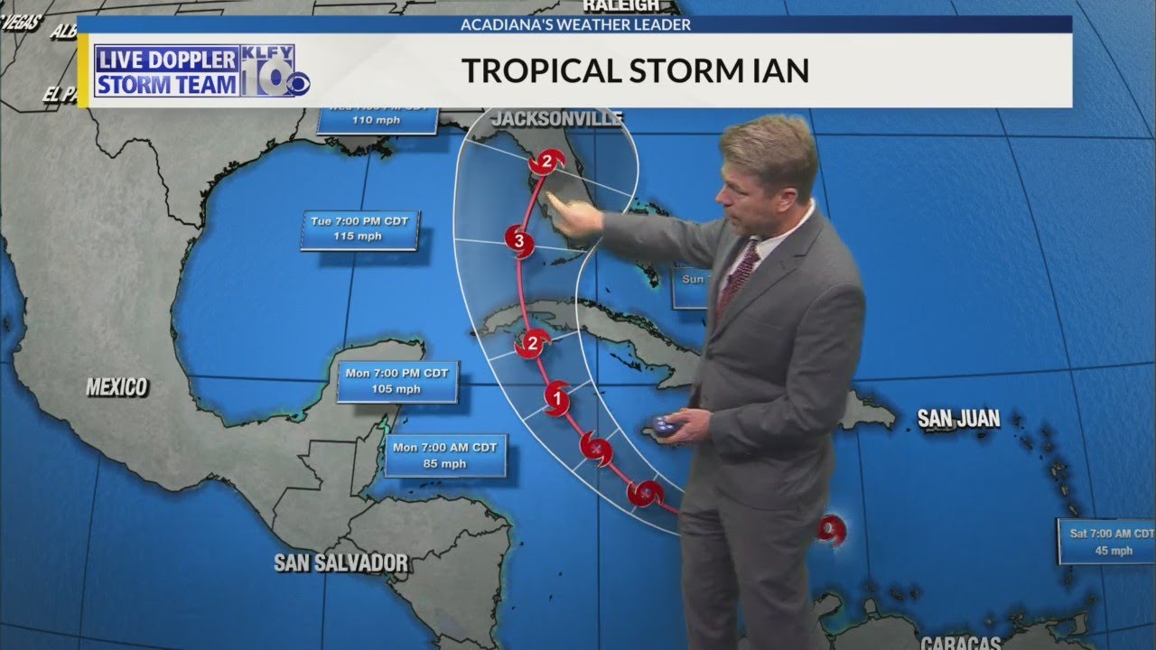 Tropical Storm Ian Forms - YouTube