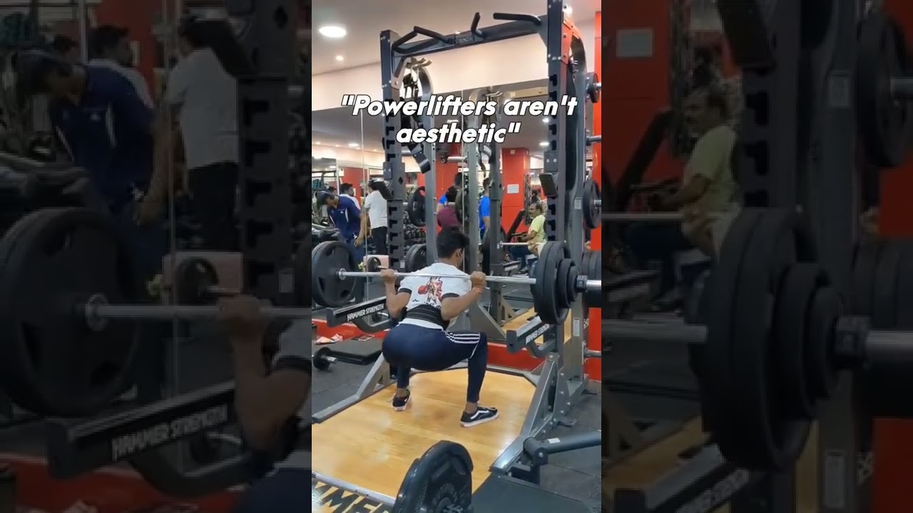 POWERLIFTERS ARE FAT AND UNAESTHETIC #shorts #aesthetic #powerlifting ...