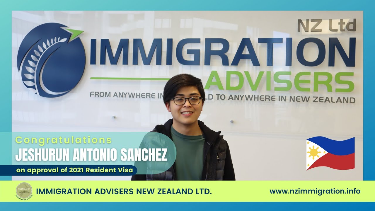 IANZ || NZ Resident Visa 2021 || Happy Client Jeshurun Antonio Sanchez ...