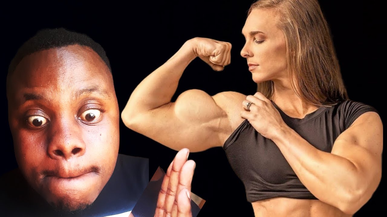 Insane Muscle Girl Flexing Muscle - FBB Blakely Ortega - YouTube