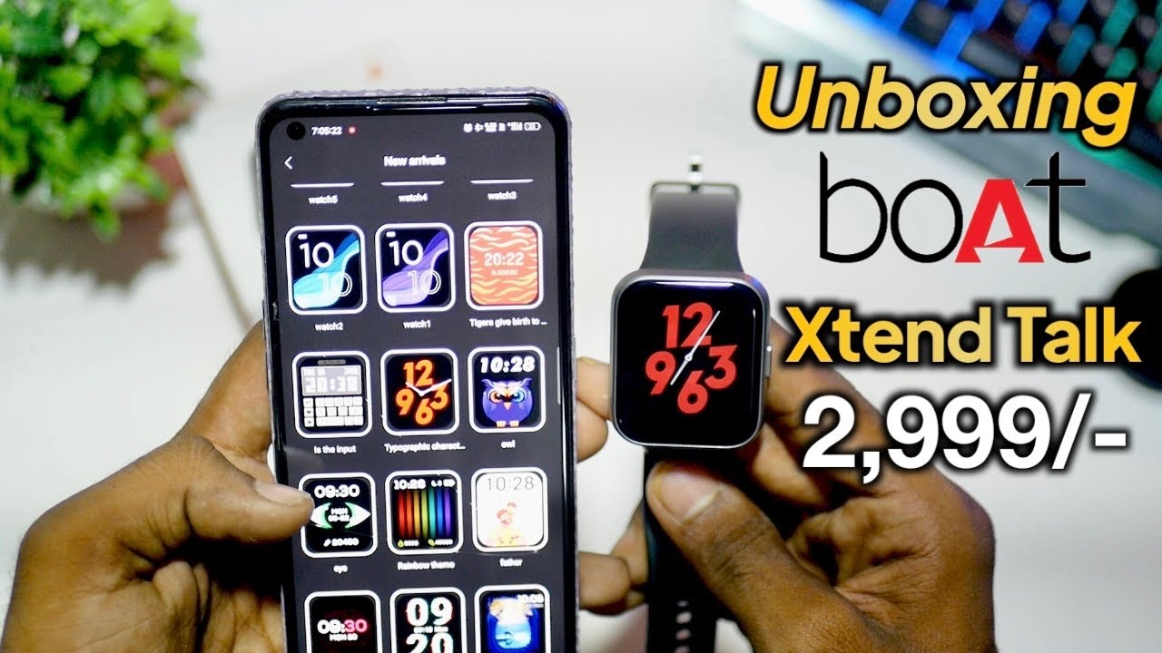 boAt Xtend Talk Unboxing & Review in Telugu | Bluetooth Calling Smartwatch under 3000 # ...