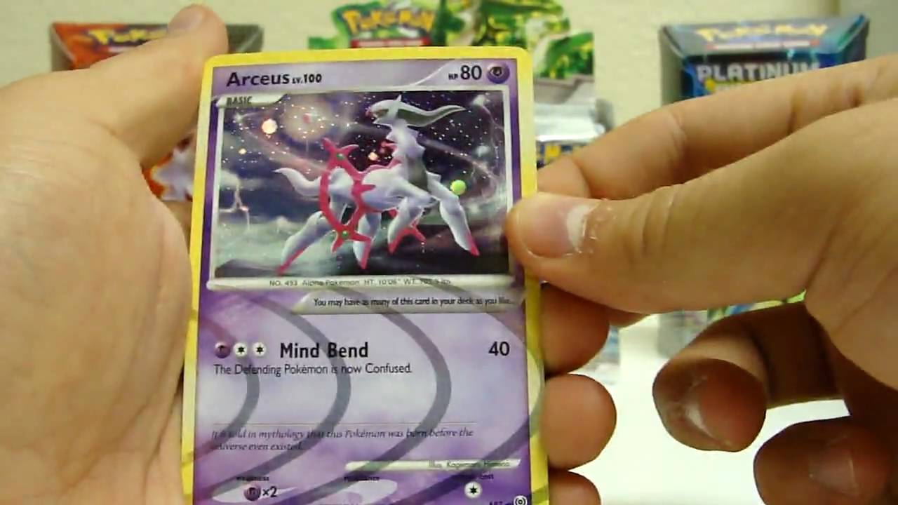 Opening a Platinum Arceus Booster Box [2/3] - YouTube