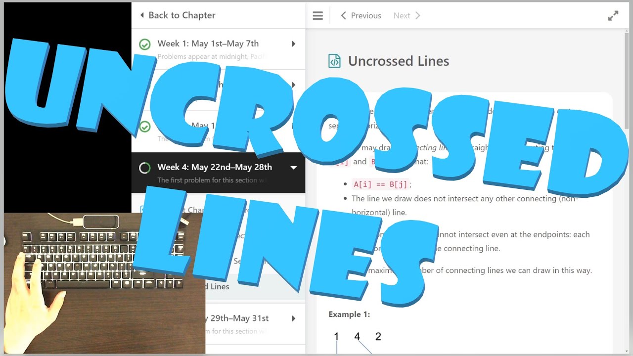 Uncrossed Lines Youtube