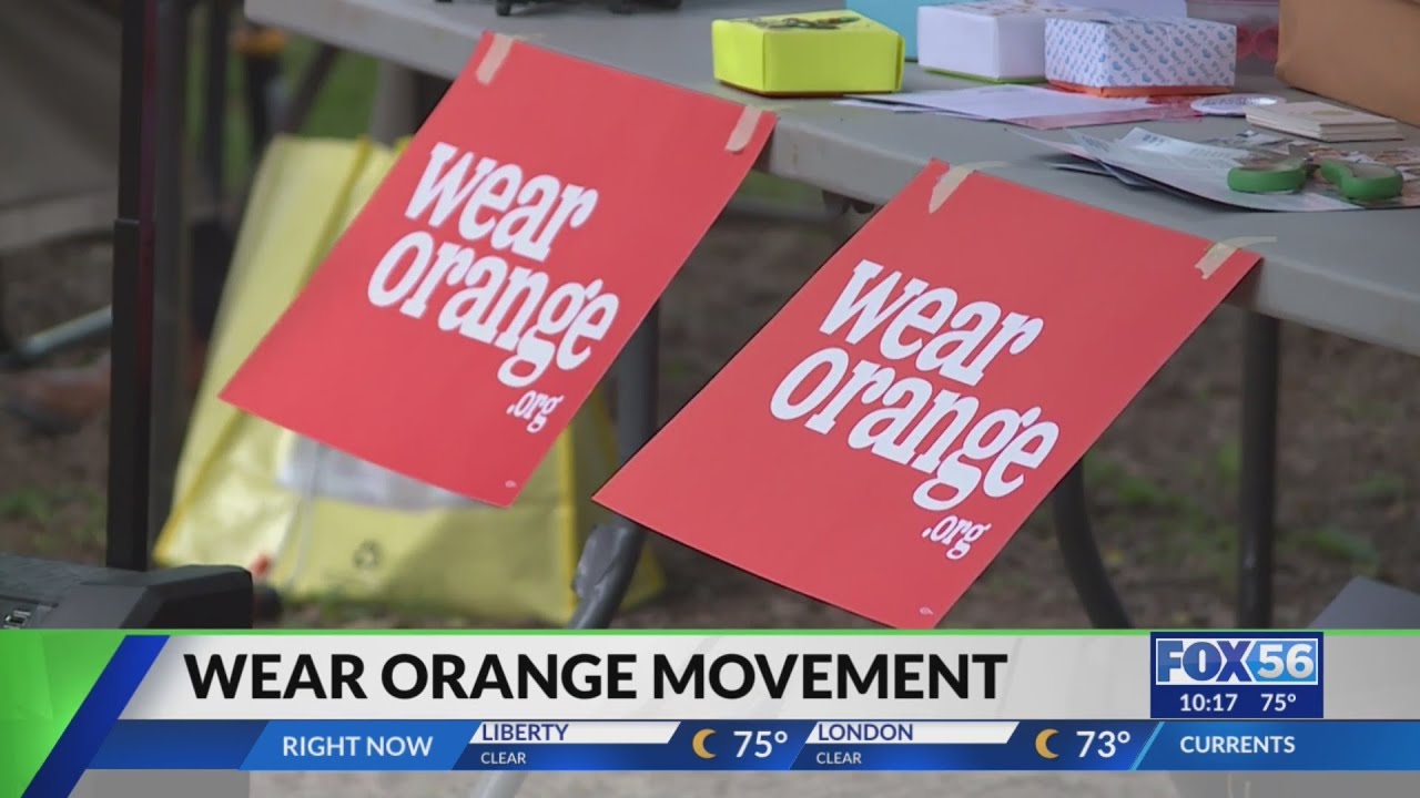 The 'Wear Orange' Movement takes place, hoping to unite the community ...